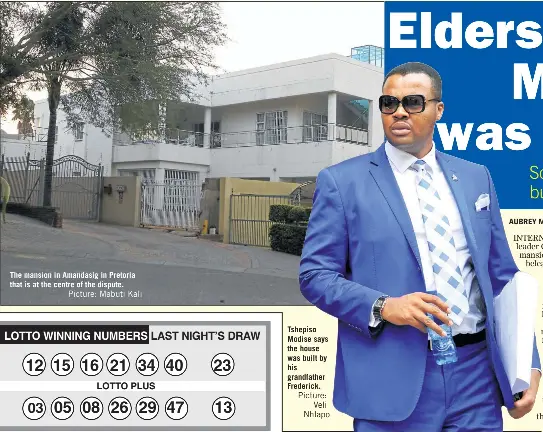 Elders claim Modise was thief - PressReader