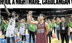 AFTER HANDING DREAM SCHOOL A NIGHTMARE, CAGULANGAN VOWS TO LIVE UP ...