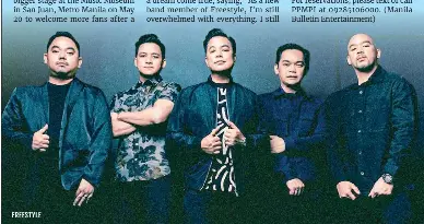 Freestyle to stage 25th anniversar­y concert at Music Museum on May 20 ...