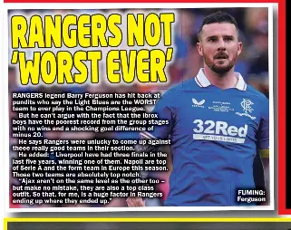RANGERSNOT­RANGERSNOT ‘WORST EVER’ - PressReader