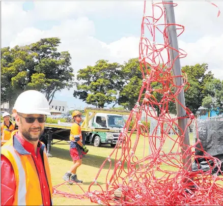 Climbing net added to park - PressReader