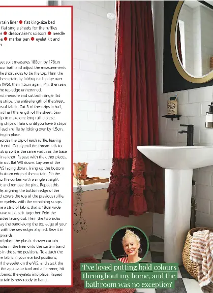 Ruffle SHOWER CURTAIN - PressReader