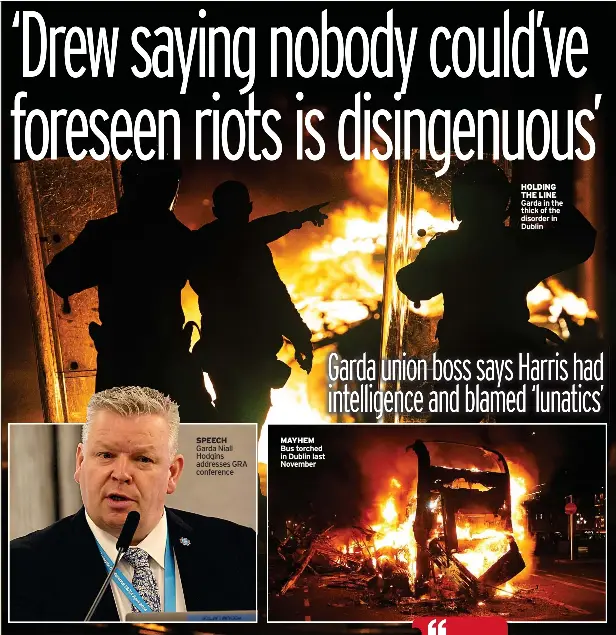 ‘Drew saying nobody could’ve foreseen riots is disingenuo­us’ - PressReader