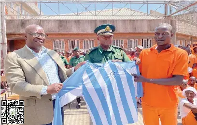 Sunday News donates sportswear to Khami Maximum Prison inmates ...