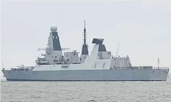 HMS Duncan takes up flagship role with Nato force in the Med - PressReader
