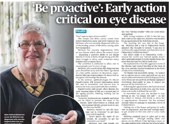 ‘Be proactive’: Early action critical on eye disease - PressReader