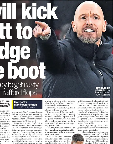 I will kick butt to dodge the boot - PressReader