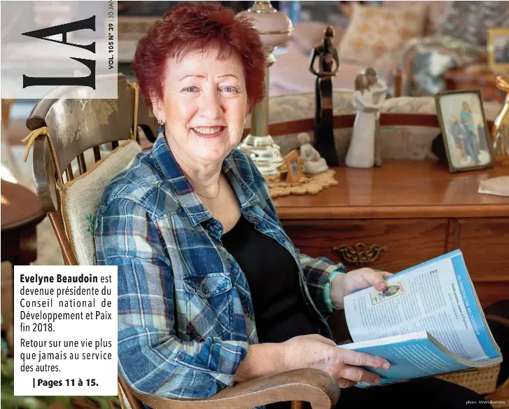 EVELYNE BEAUDOIN SON COMBAT POUR UN MONDE PLUS HUMAIN - PressReader