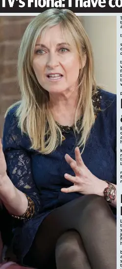 TV’s Fiona: I have corona – but don’t panic! - PressReader