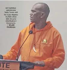 NFP bloc disputes R25 million debt - PressReader