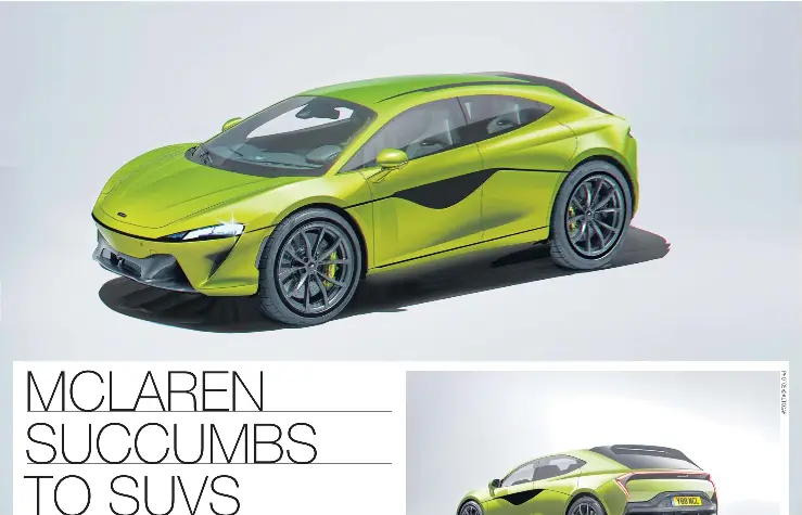 MCLAREN SUCCUMBS TO SUVS - PressReader