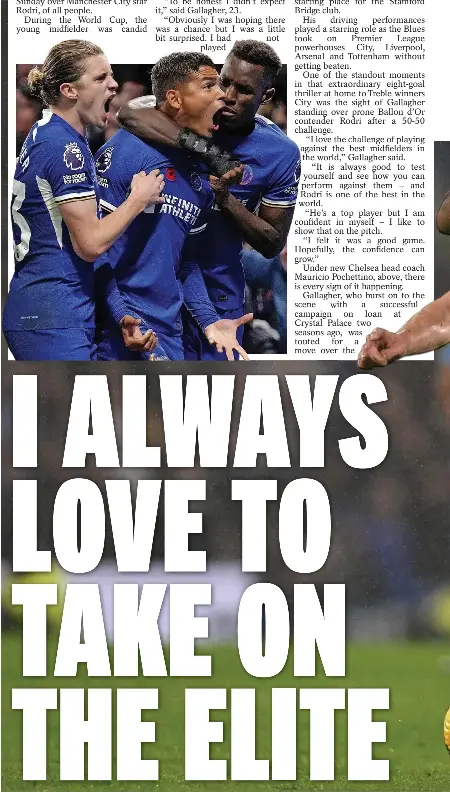 I ALWAYS LOVE TO TAKE ON THE ELITE - PressReader