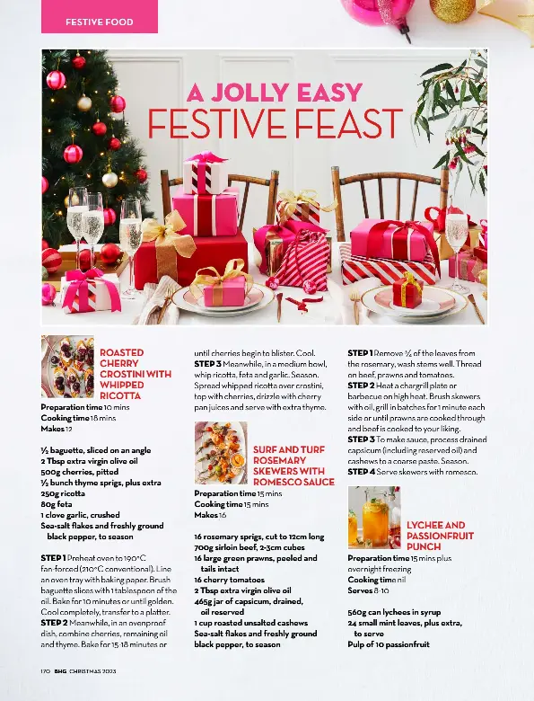 A JOLLY EASY FESTIVE FEAST - PressReader