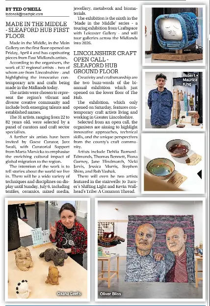 Hub welcoming artists giving a local perspectiv­e - PressReader