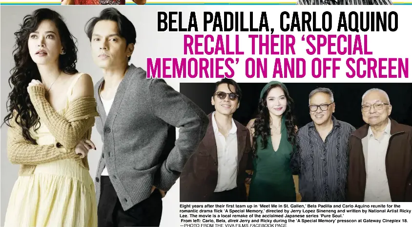 BELA PADILLA, CARLO AQUINO RECALL THEIR ‘SPECIAL MEMORIES’ ON AND OFF ...