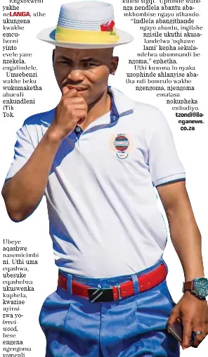 UZWIDE USEZAKHELE UGAZI KUBATHANDI BOMCULO KAMASKANDI - PressReader