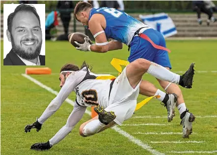 Trochet lighting the Olympic flame for Flag football - PressReader