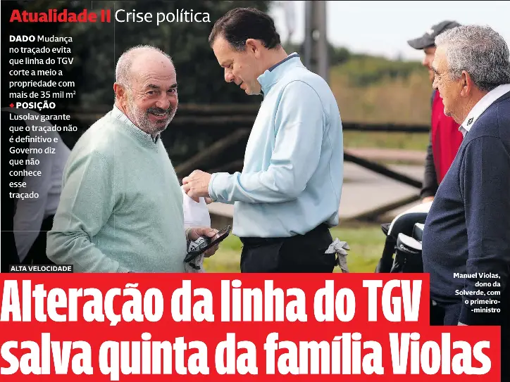 Alteração da linha do TGV salva quinta da família Violas - PressReader