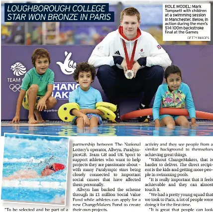 Paralympia­n hoping to inspire new swimmers - PressReader