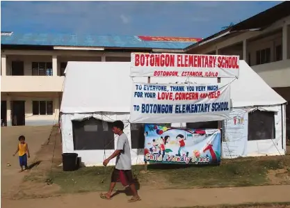 It’s back to tent schools - PressReader