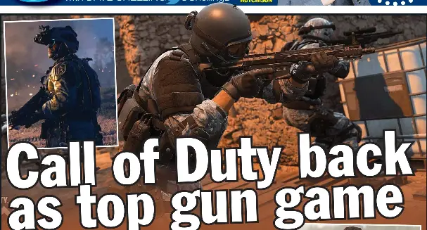 Call of Duty back as top gun game - PressReader