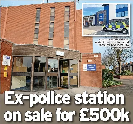 Ex-police station on sale for £500k - PressReader
