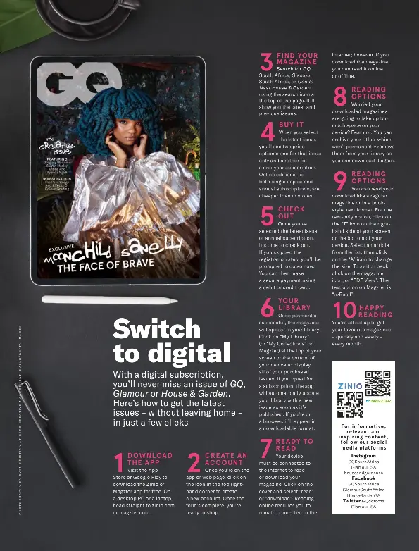 Switch to digital - PressReader