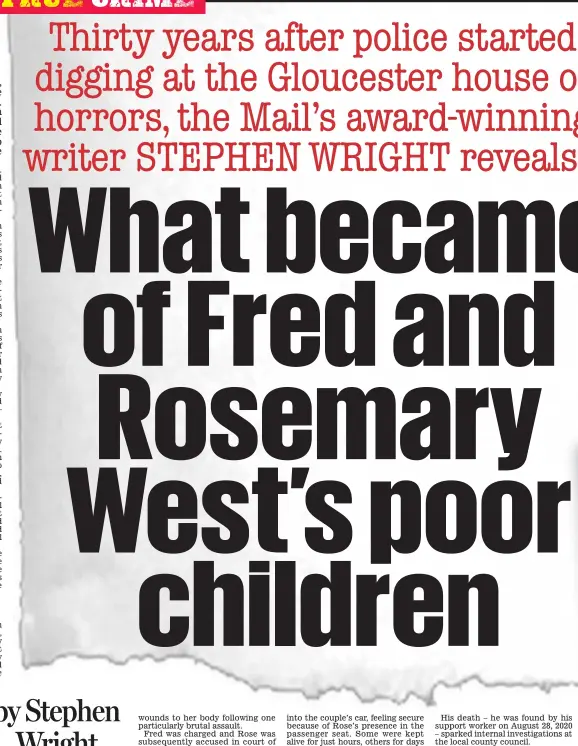 What became of Fred and Rosemary West’s poor children - PressReader