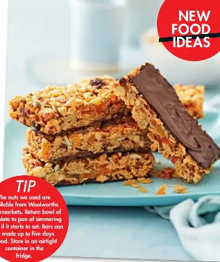 Ginger, Apricot and Nut Muesli Bars - PressReader