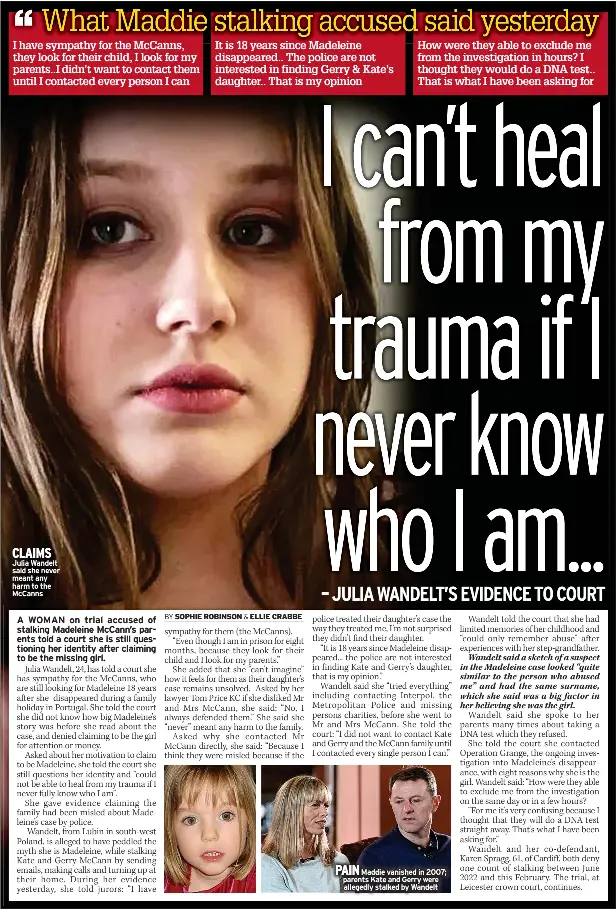 I can’t heal from my trauma if I never know who I am... - PressReader