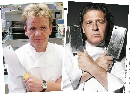 HOW GORDON AND MARCO BURIED THE HATCHET – IN JAMIE OLIVER’S BACK ...