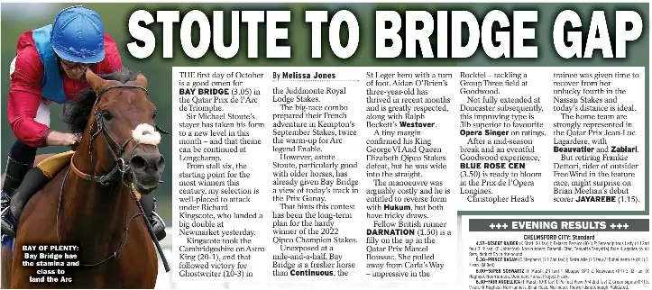 STOUTE TO BRIDGE GAP - PressReader