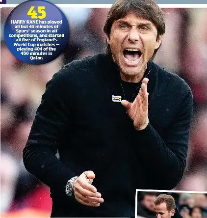 Tough guy Conte has Spurs stars training in the dark! - PressReader