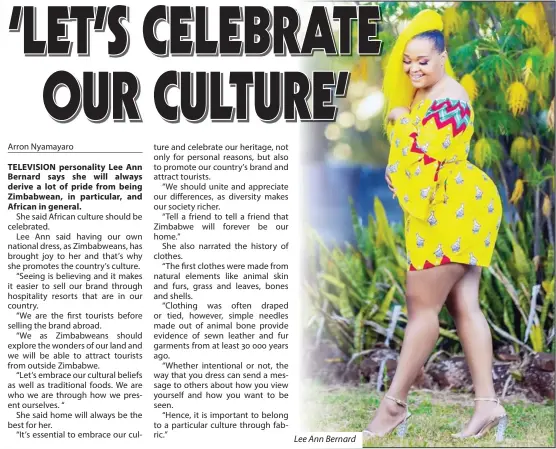 ‘LET’S CELEBRATE OUR CULTURE’ - PressReader