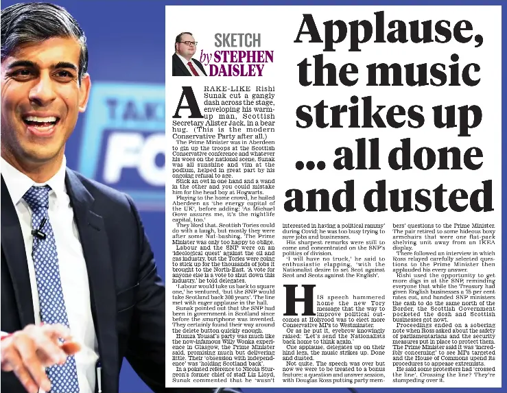 Applause, the music strikes up ... all done and dusted - PressReader