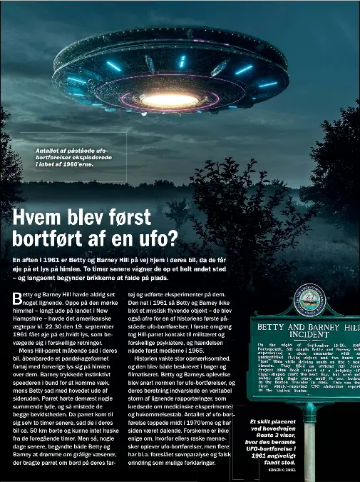 Hvem blev først bortført af en ufo? - PressReader