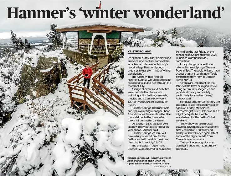 Hanmer’s ‘winter wonderland’ - PressReader