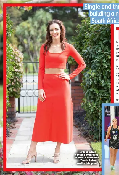 Silver Fern Karin Burger ‘I LIVE BY MY OWN RULES’ - PressReader