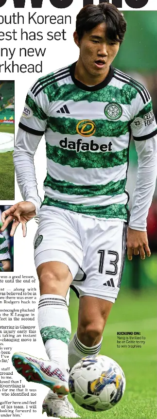 YANG KNOWS HIS CELTIC HISTORY.. - PressReader
