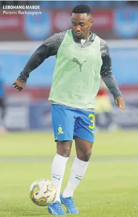 Maboe sticks to fatherly advice - PressReader