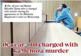 18-year-old charged with kaMchoza murder - PressReader