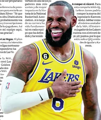 Lebron James pretende ser dueño de un equipo en Las Vegas - PressReader