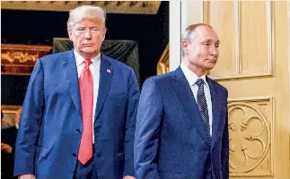 Trump says Putin has ‘gone absolutely CRAZY’, considerin­g more sanctions on Russia - PressReader