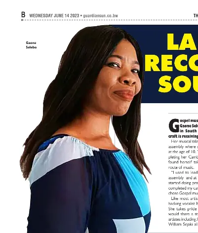 LADY G GETS RECOGNITIO­N IN SOUTH AFRICA - PressReader