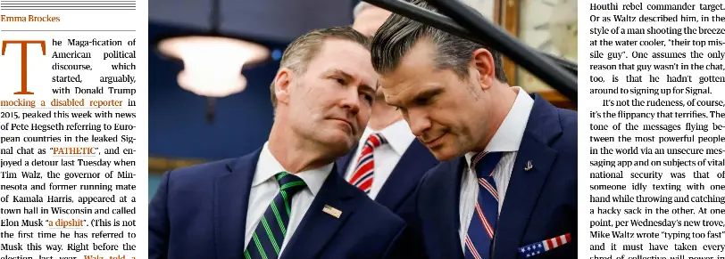 Let’s put it in language the Signal leakers will understand: what a bunch of pathetic sleazebags ...