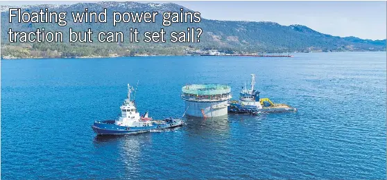 Floating wind power gains traction but can it set sail? - PressReader