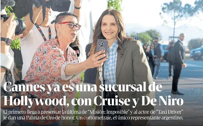 Cannes ya es una sucursal de Hollywood, con Cruise y De Niro - PressReader