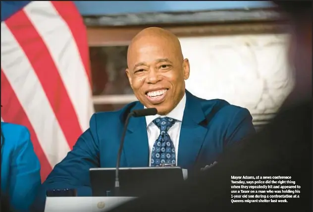 ADAMS DEFENDS COPS - PressReader