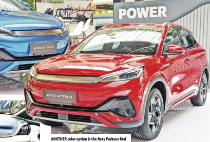 BYD PHILIPPINE­S OFFICIALLY LAUNCHES THE ALL-ELECTRIC ATTO 3 - PressReader