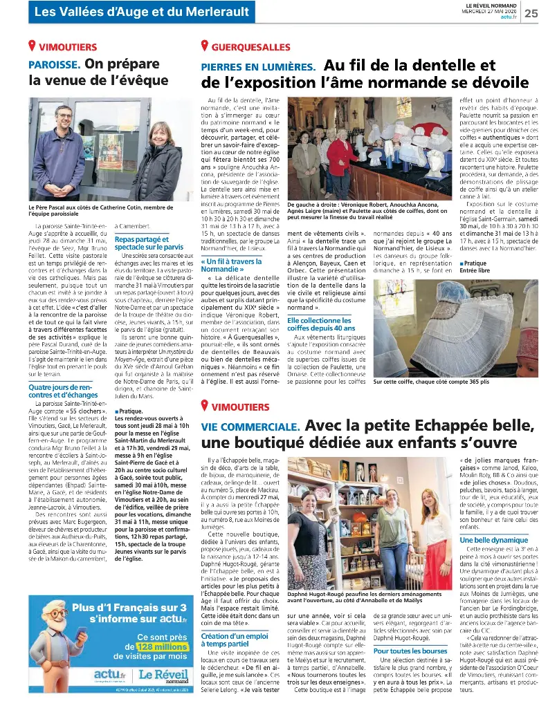 Au fil de la dentelle et de l’exposition l’âme normande se dévoile | Le ...